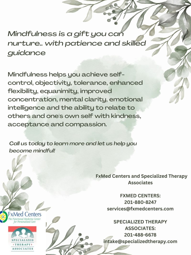 What is Mindfulness? - Specialized Therapy